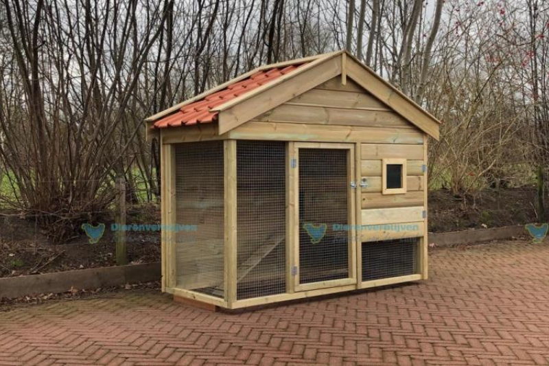 Kippenhok Bolsward met dakpannen | Kippenren Specialist